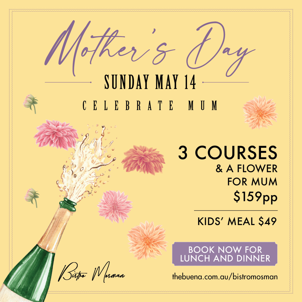 Fantastic Local Mother's Day Dining Options - North Sydney Living