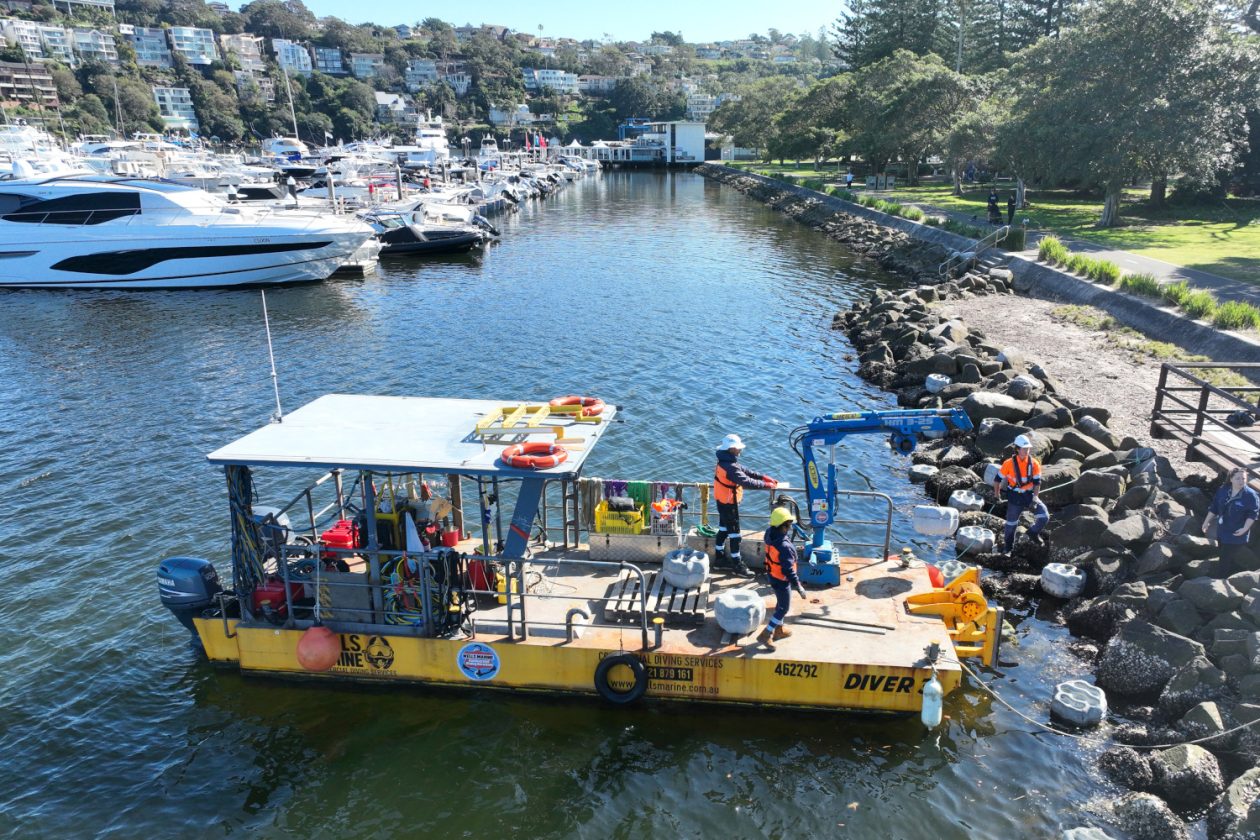 Living Boulders Now In Place At Spit West Reserve - Mosman Living