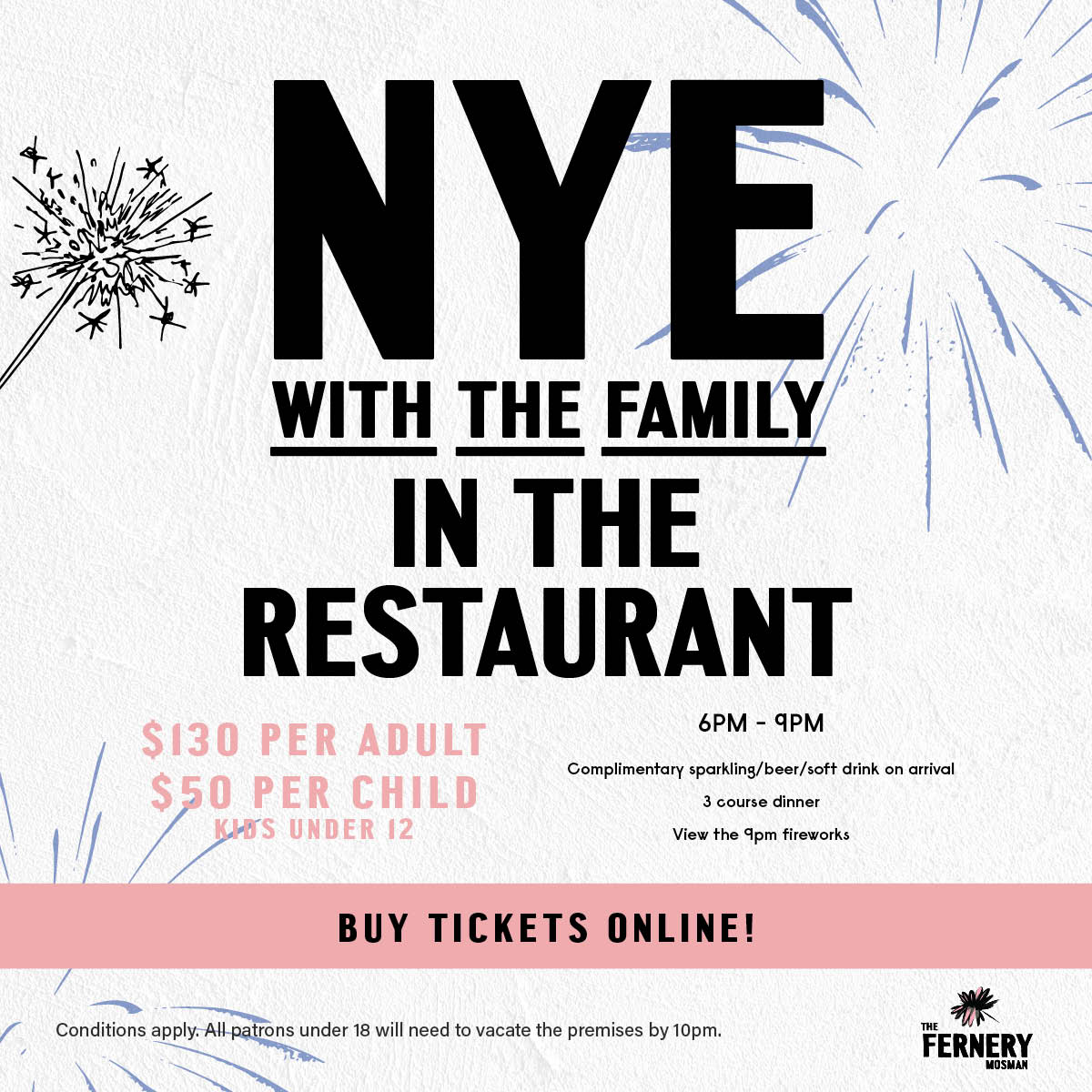 New Year’s Eve at The Fernery Mosman | NYE Rooftop Events 2025