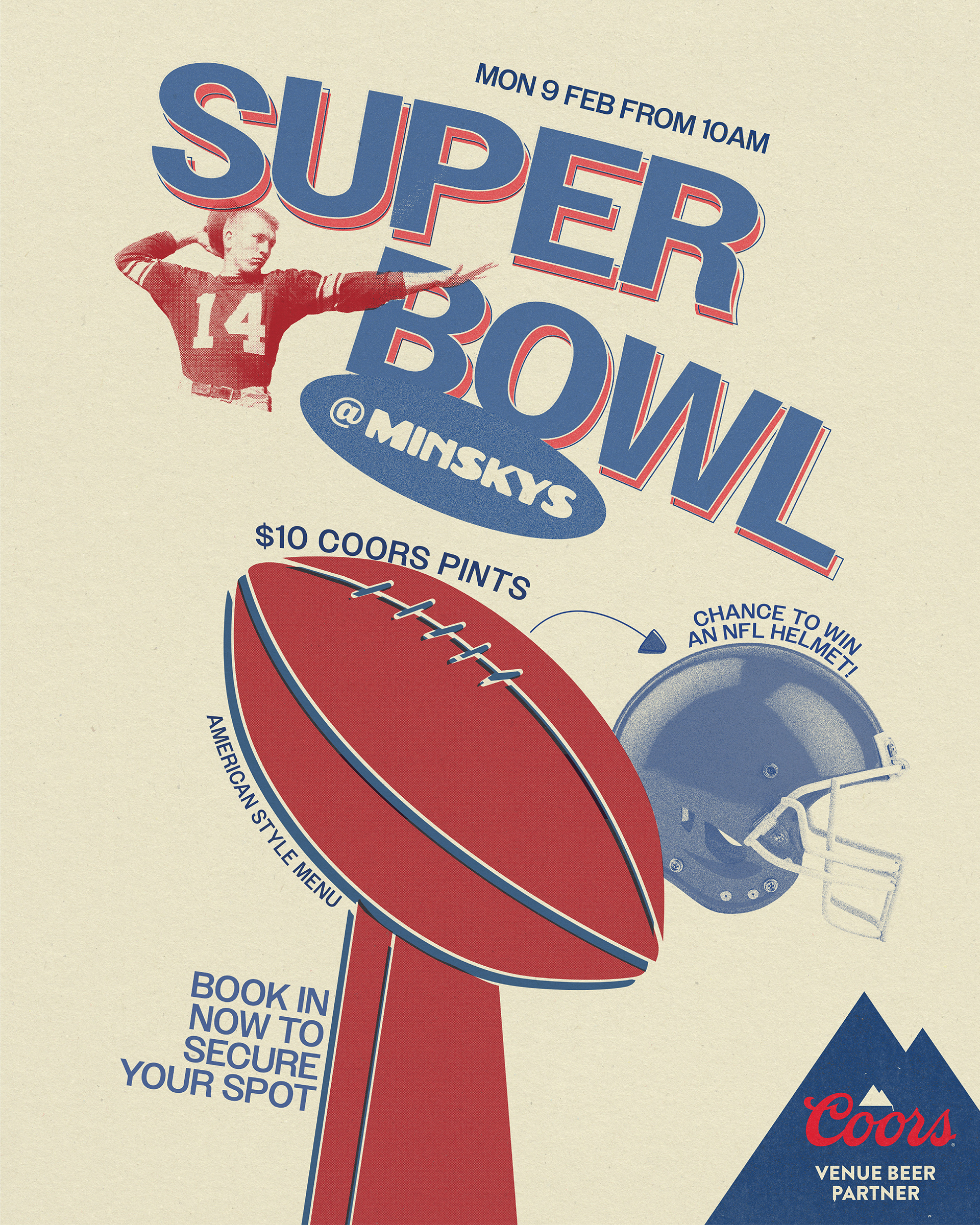 Super Bowl LX Live and Loud Watch Party at Minskys Hotel Cremorne NSW ...